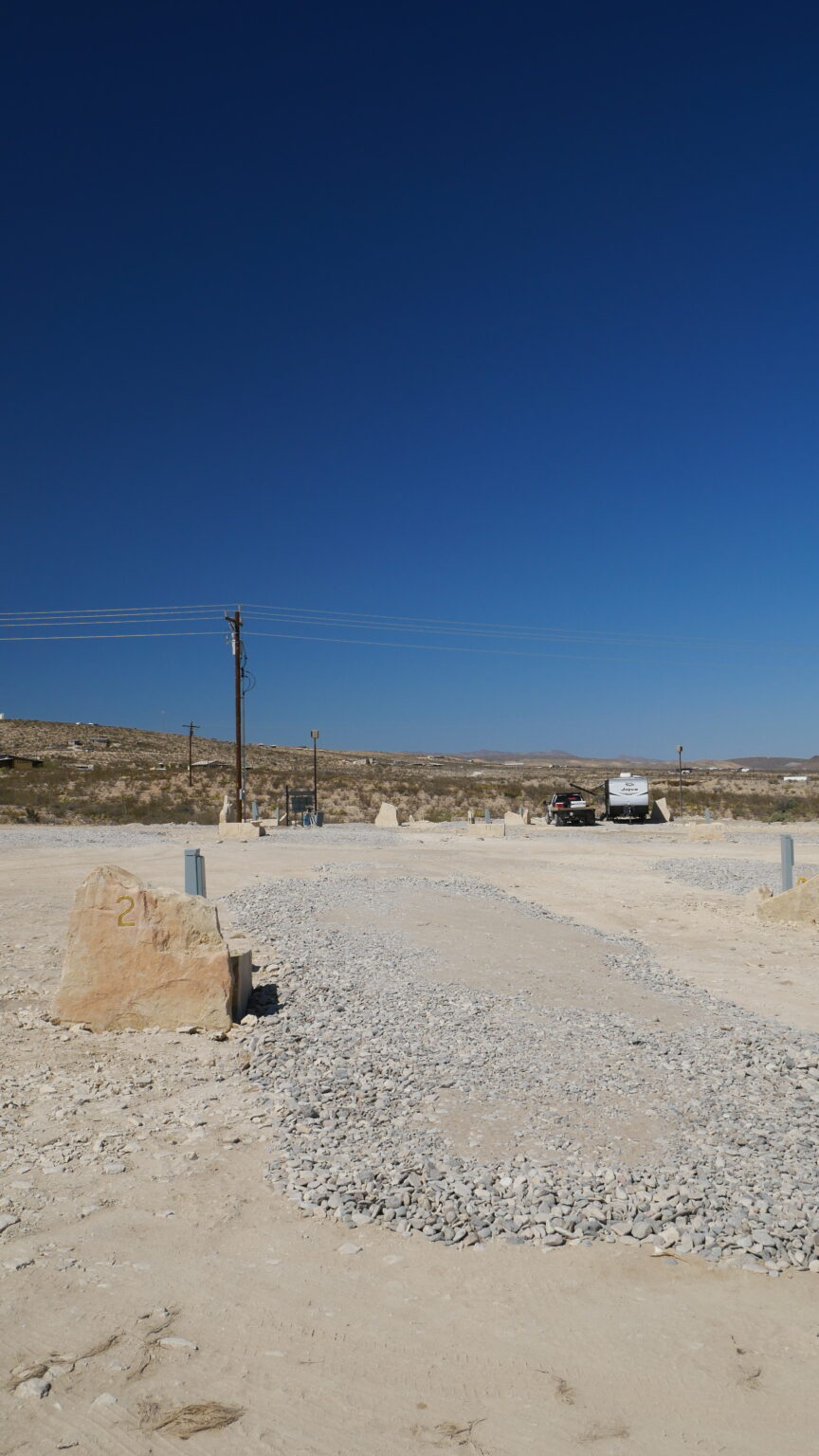 RV Parking Space #2 – Terlingua Ghost Town Rentals