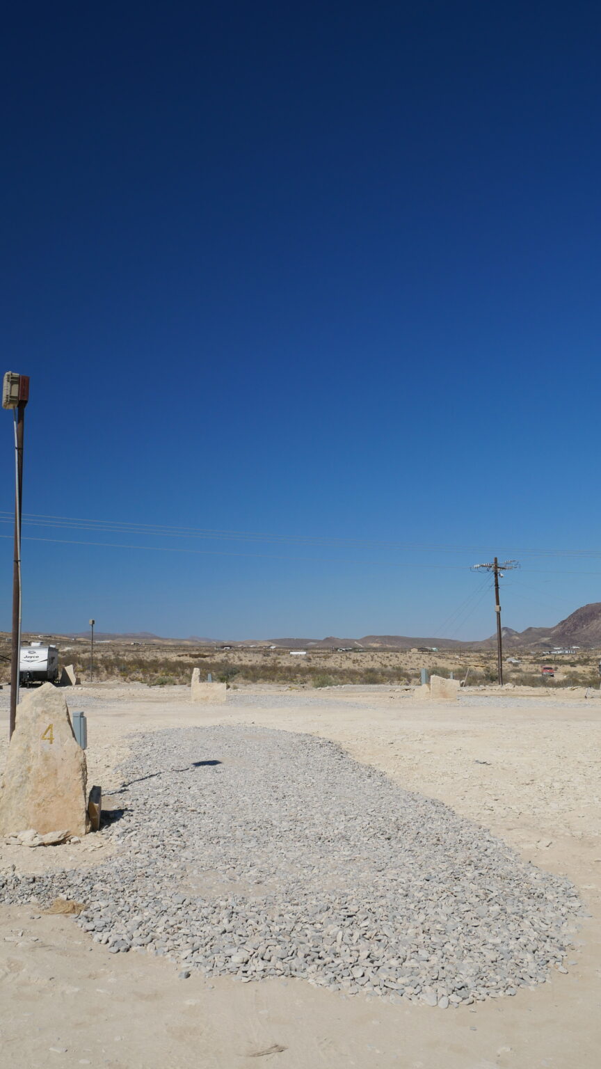 RV Parking Space #4 – Terlingua Ghost Town Rentals