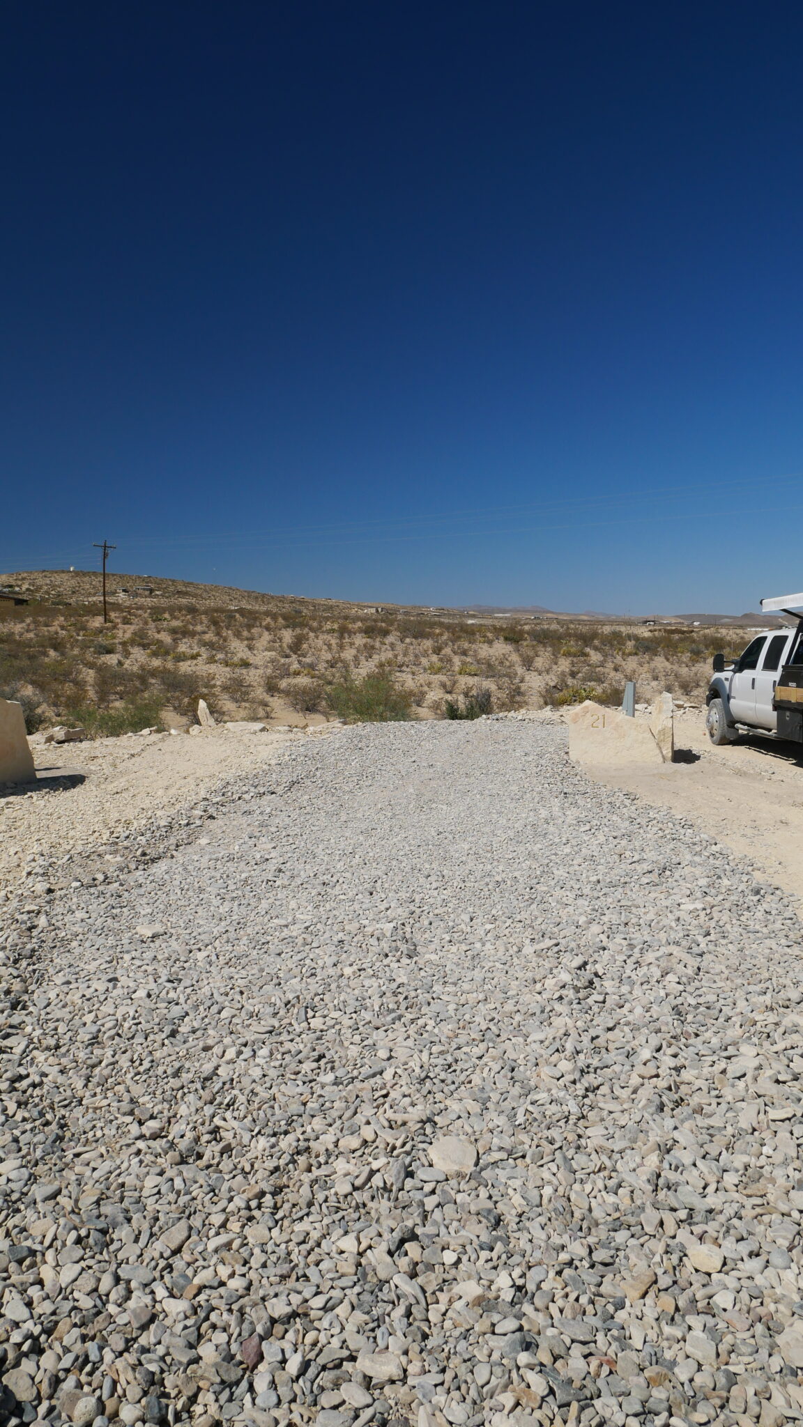 RV Parking Space #21 – Terlingua Ghost Town Rentals